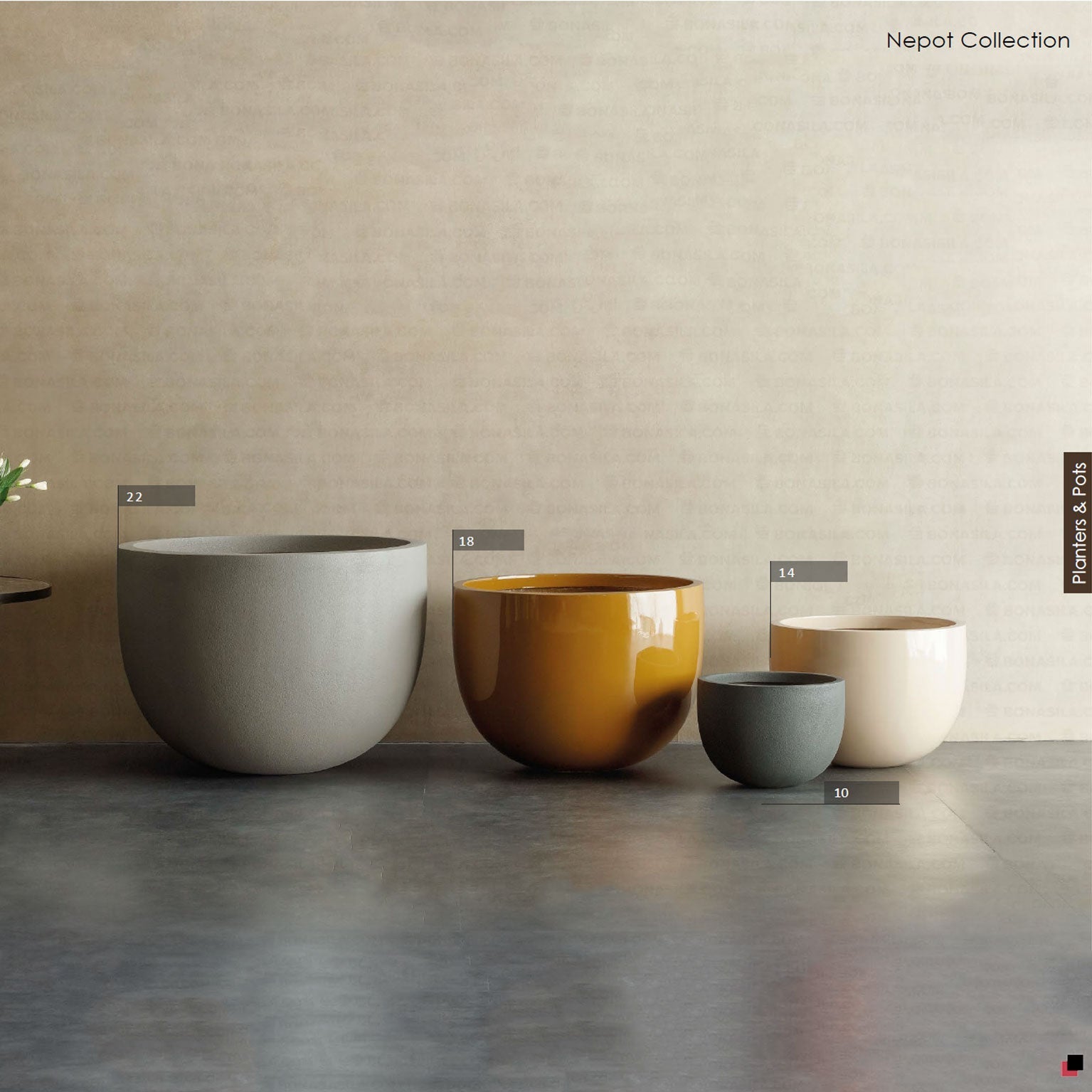 Luxury Planters Nepot Collection for Indoors & Outdoors | Spacio India