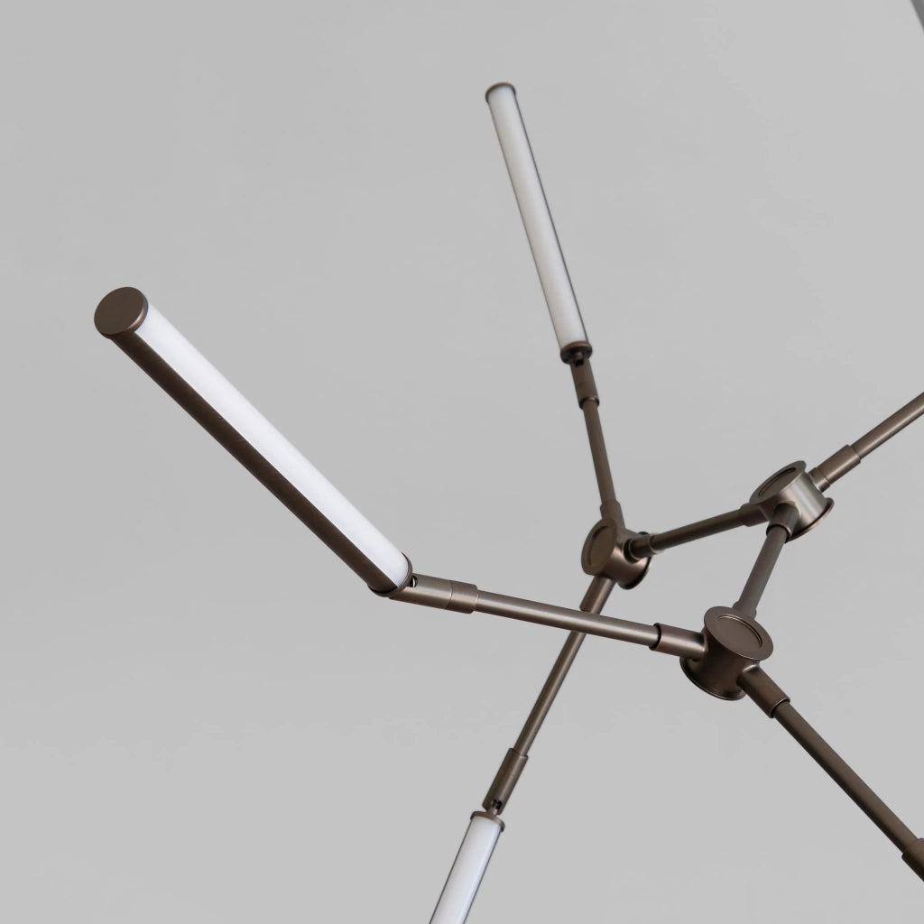 Stick Chandelier Mini - Chrome by 101 Copenhagen | Spacio
