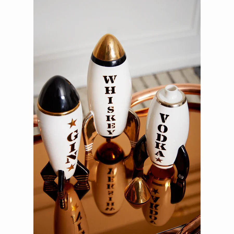 Jonathan Adler Barware & Decor Rocket Whiskey Decanter | Spacio India