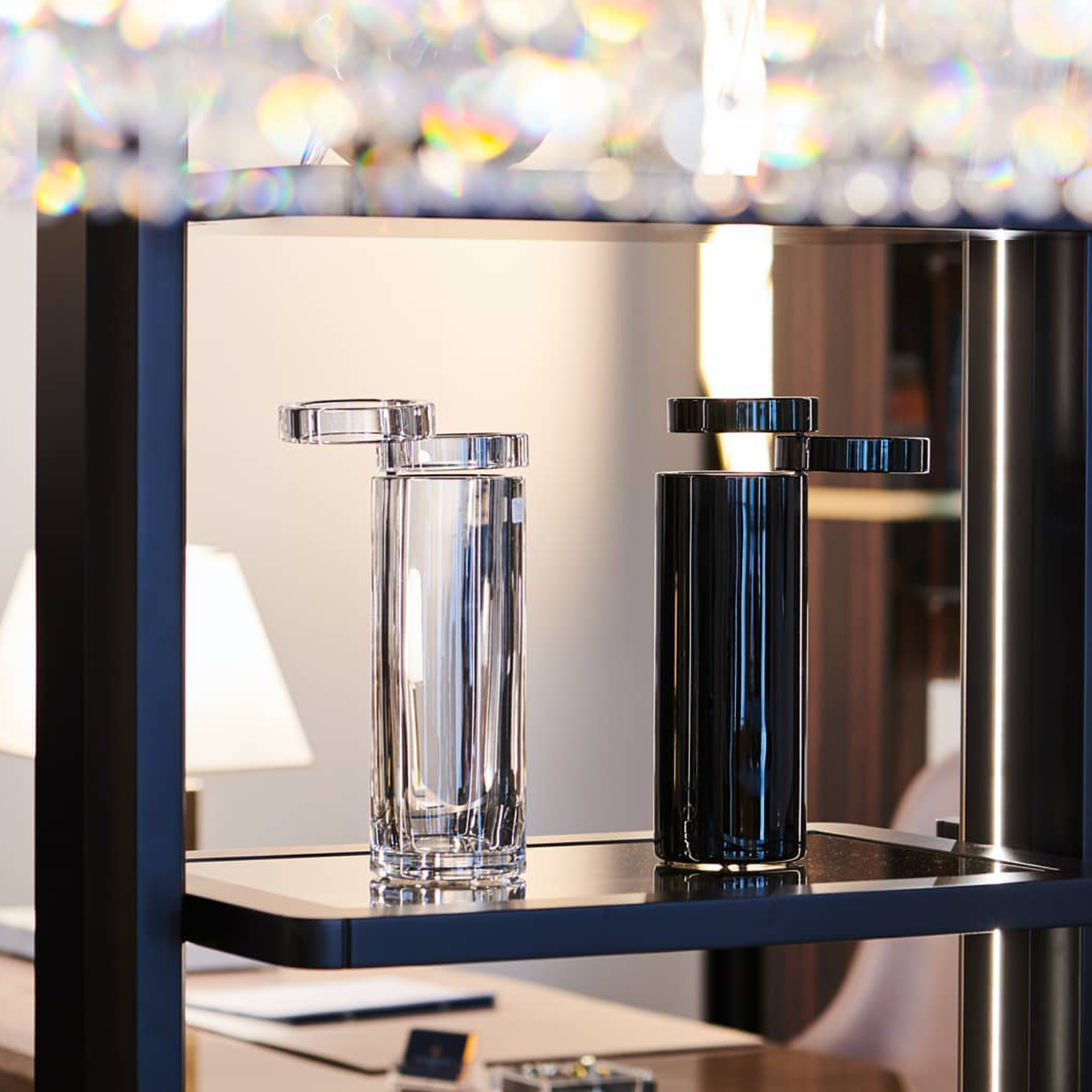 Mario Cioni Crystal A.Y.L.I. Cilindric Clear Crystal Vase | Spacio