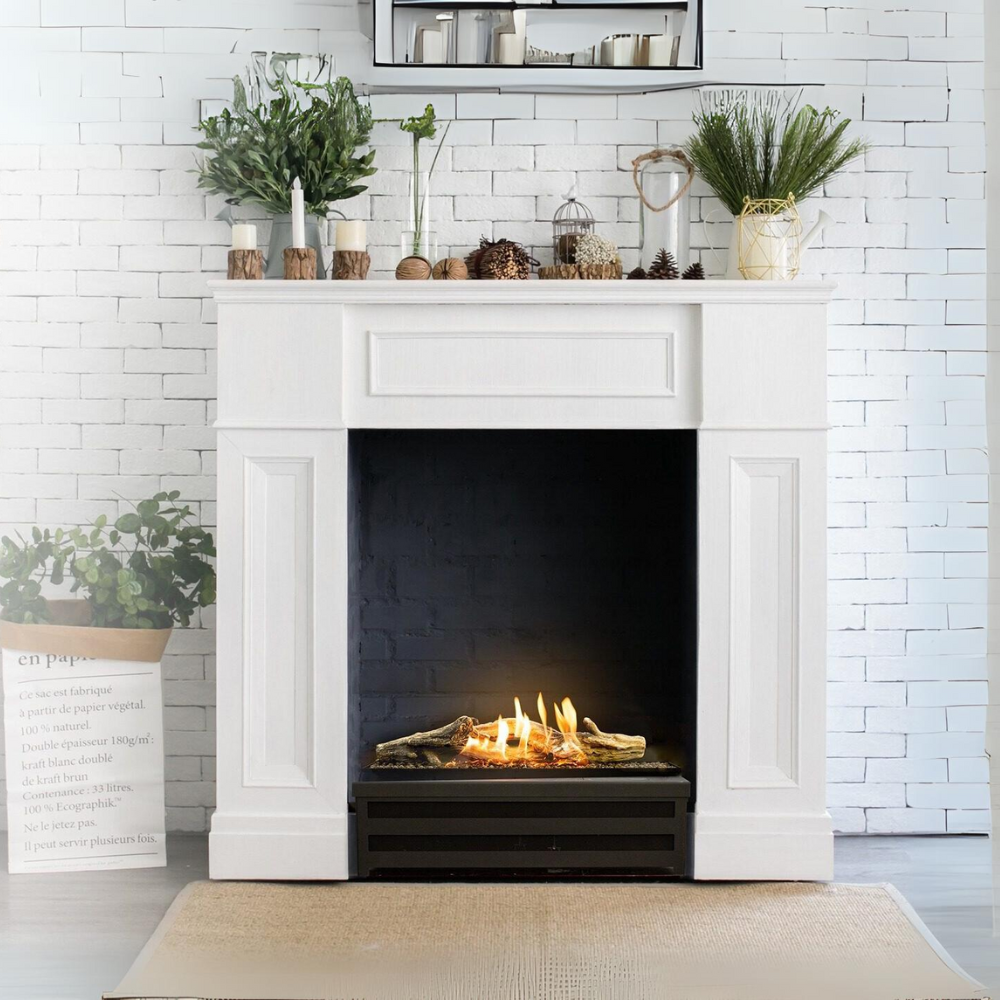 Basket Fire Logs Bioethanol Fireplace by Planika | Spacio