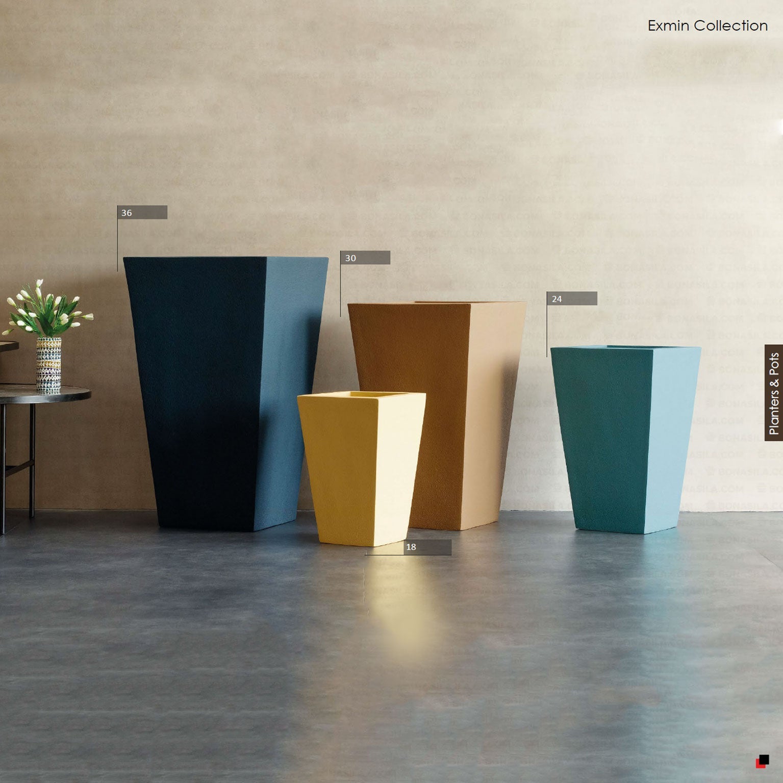 Luxury Planters Exmin Collection for Indoors & Outdoors | Spacio India