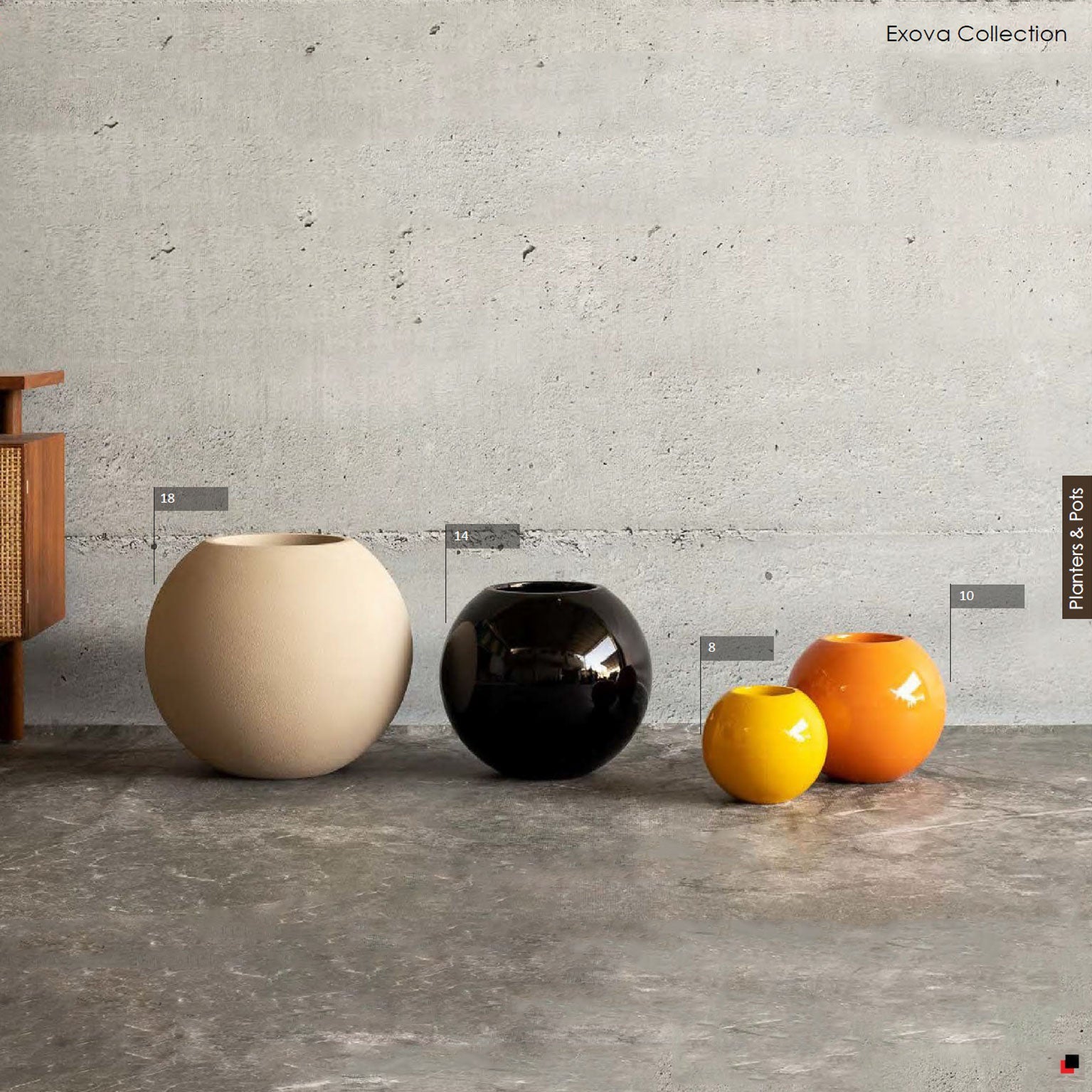 Luxury Planters Exova Collection for Indoors & Outdoors | Spacio India