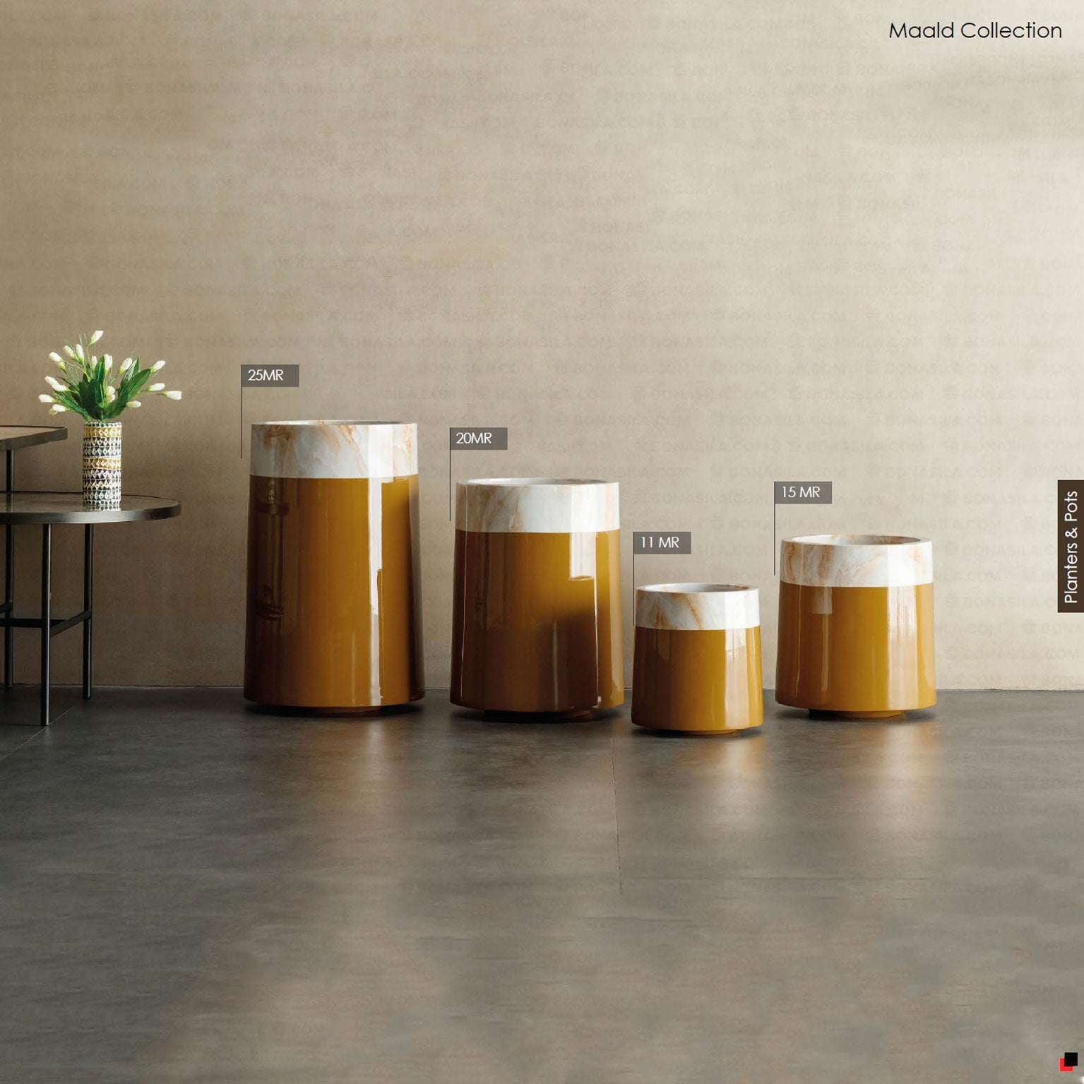 Luxury Planters Maald Collection for Indoors & Outdoors | Spacio India