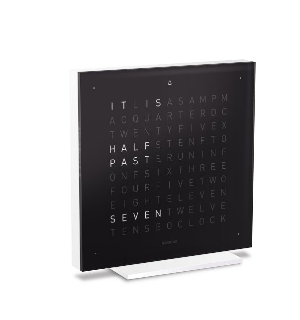 Buy Luxury Qlocktwo Clock Touch Pure Black Ice Tea | Spacio India