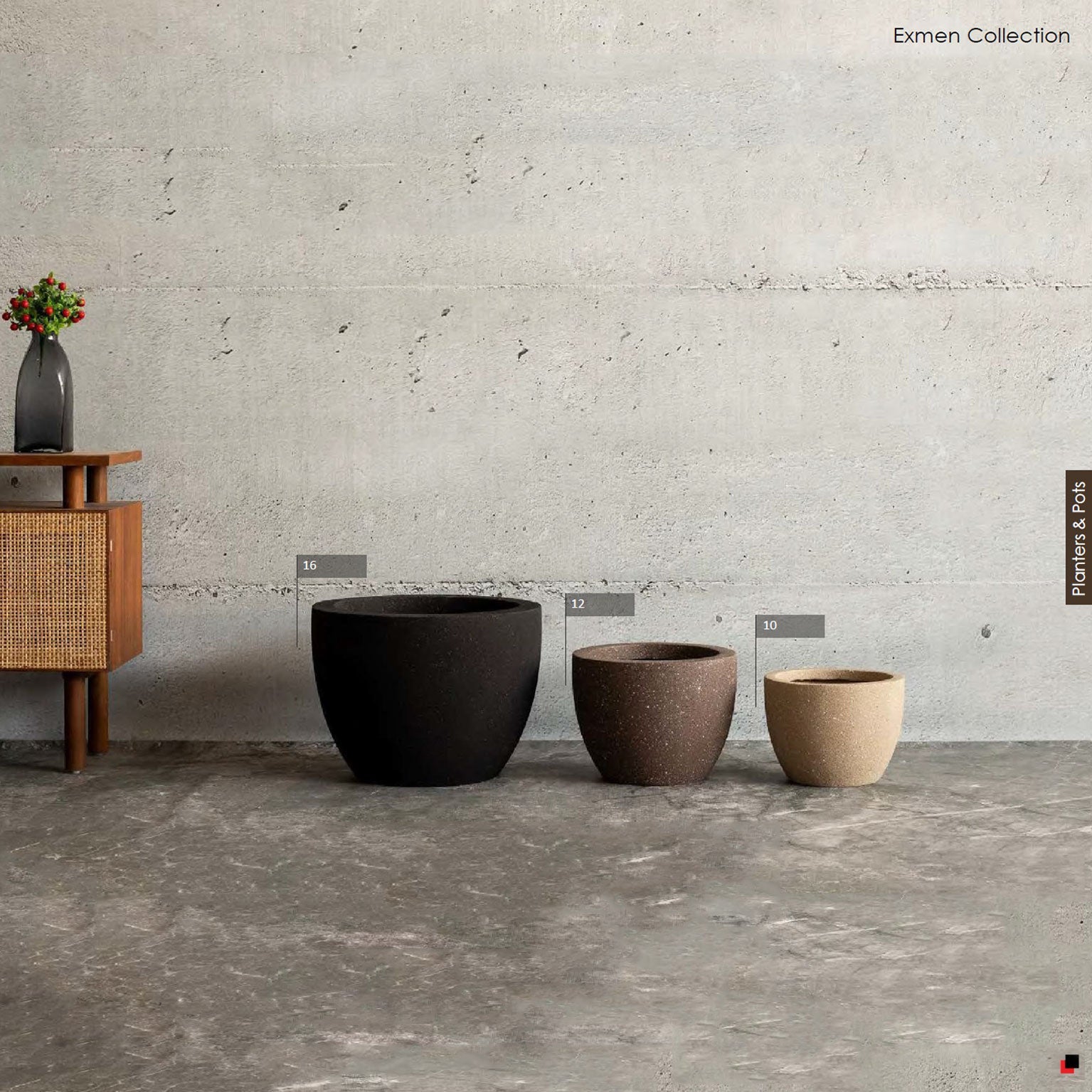 Luxury Planters Exmen Collection for Indoors & Outdoors | Spacio India