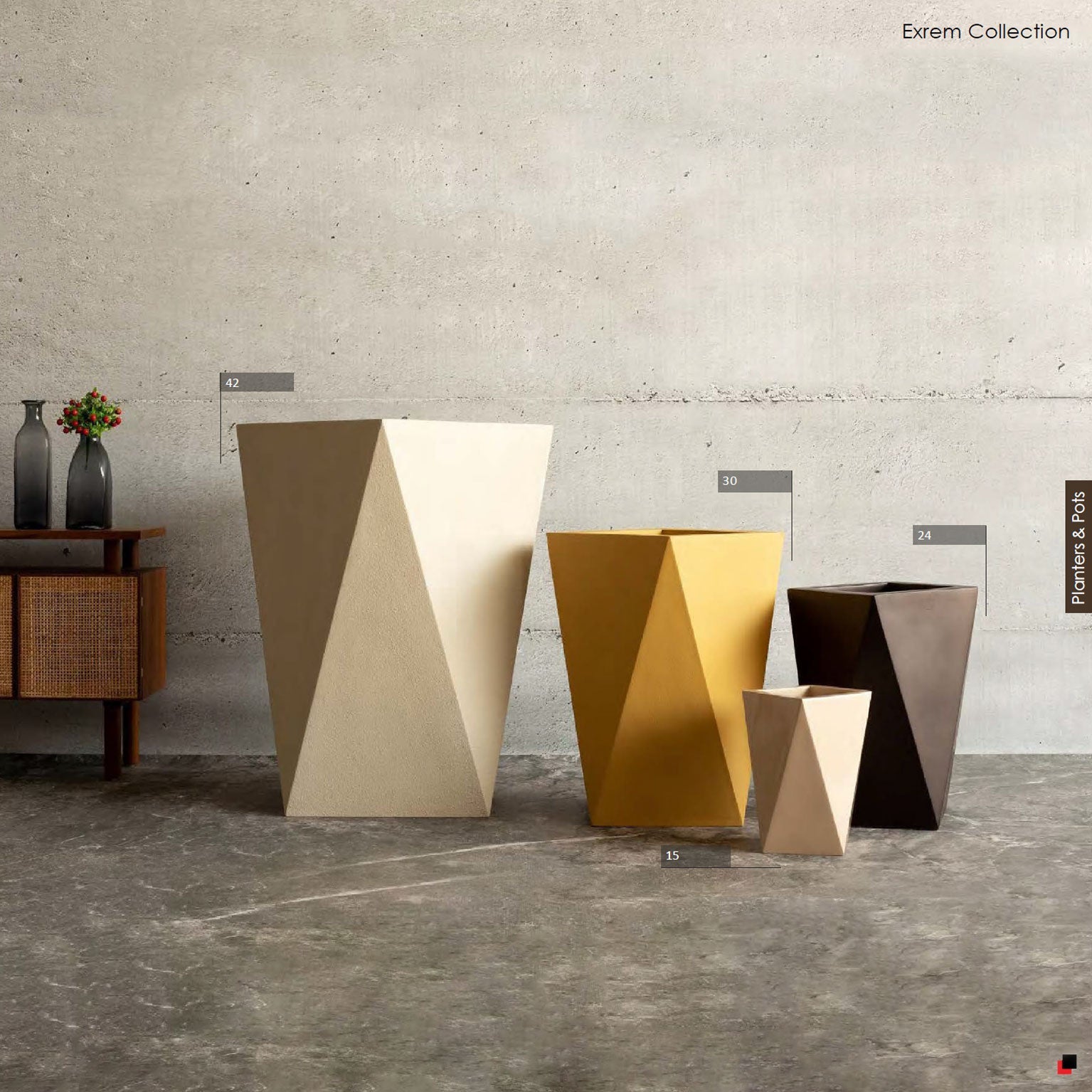 Luxury Planters Exrem Collection for Indoors & Outdoors | Spacio India
