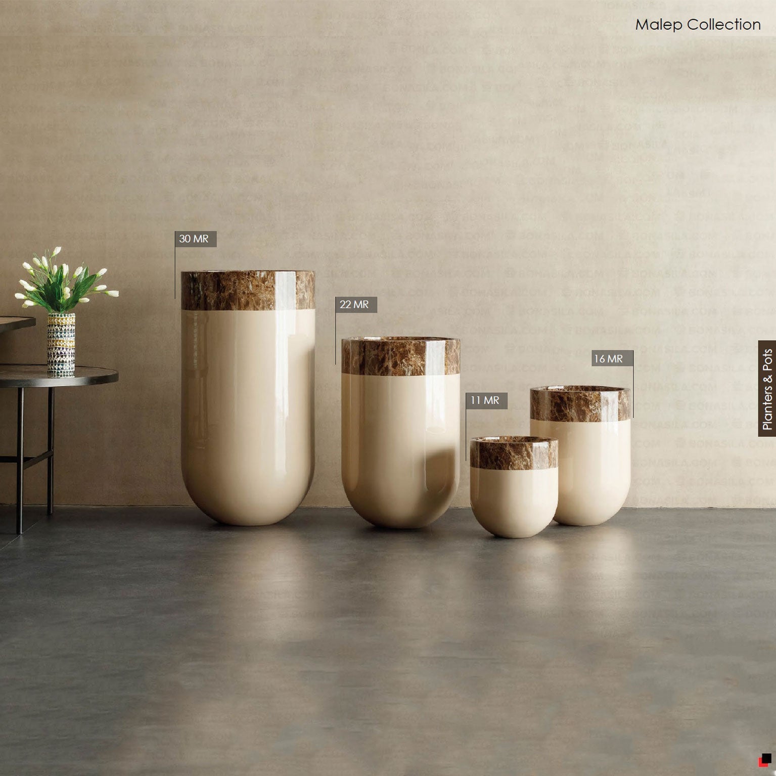 Luxury Planters Malep Collection for Indoors & Outdoors | Spacio India
