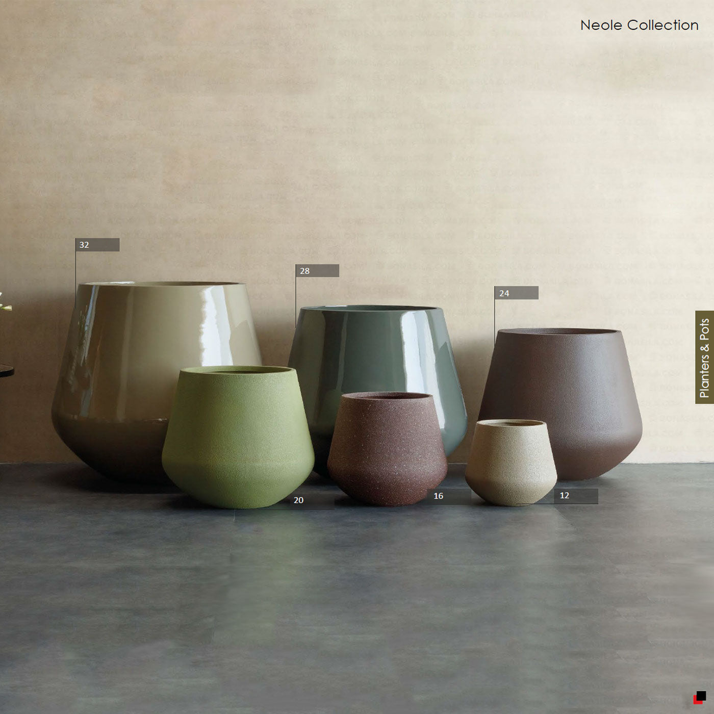 Luxury Planters Neole Collection for Indoors & Outdoors | Spacio India