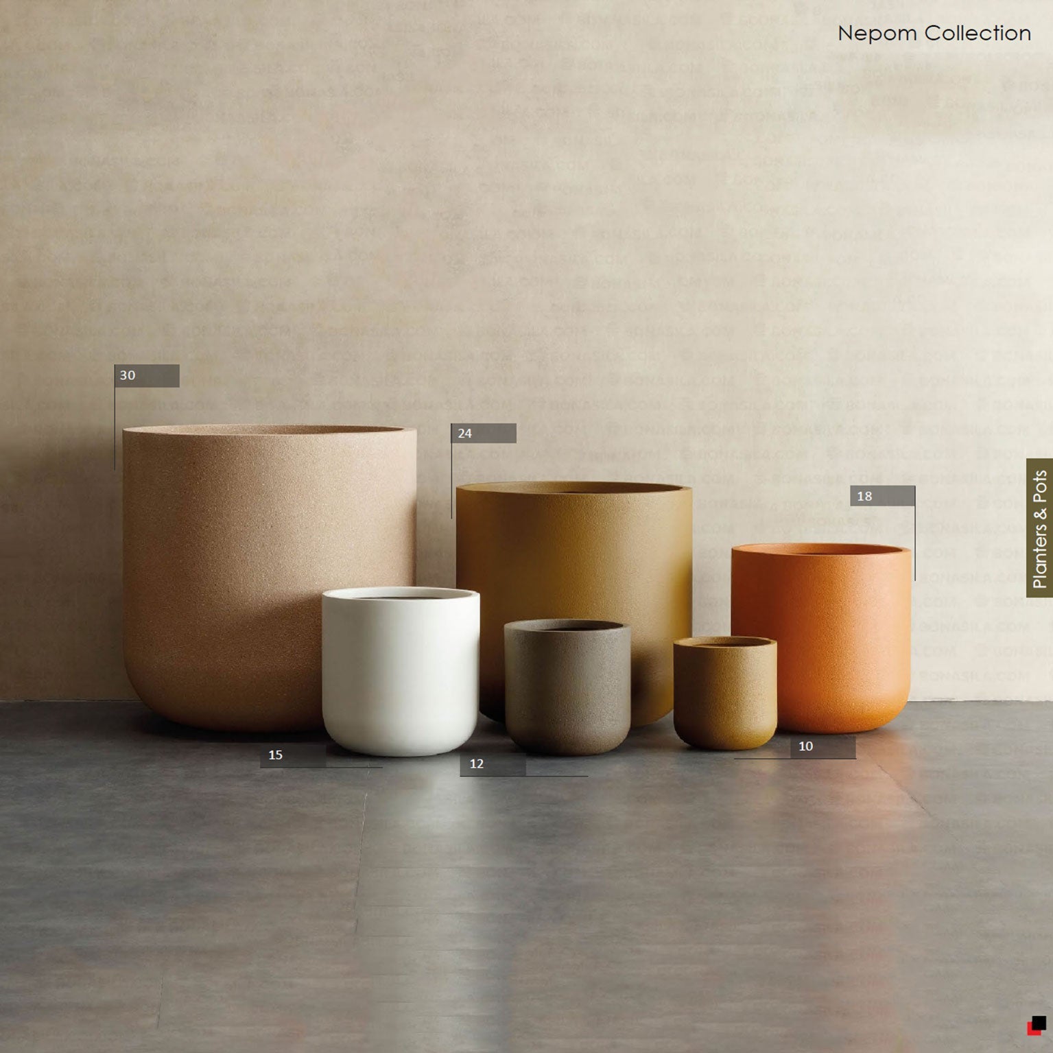 Luxury Planters Nepom Collection for Indoors & Outdoors | Spacio India