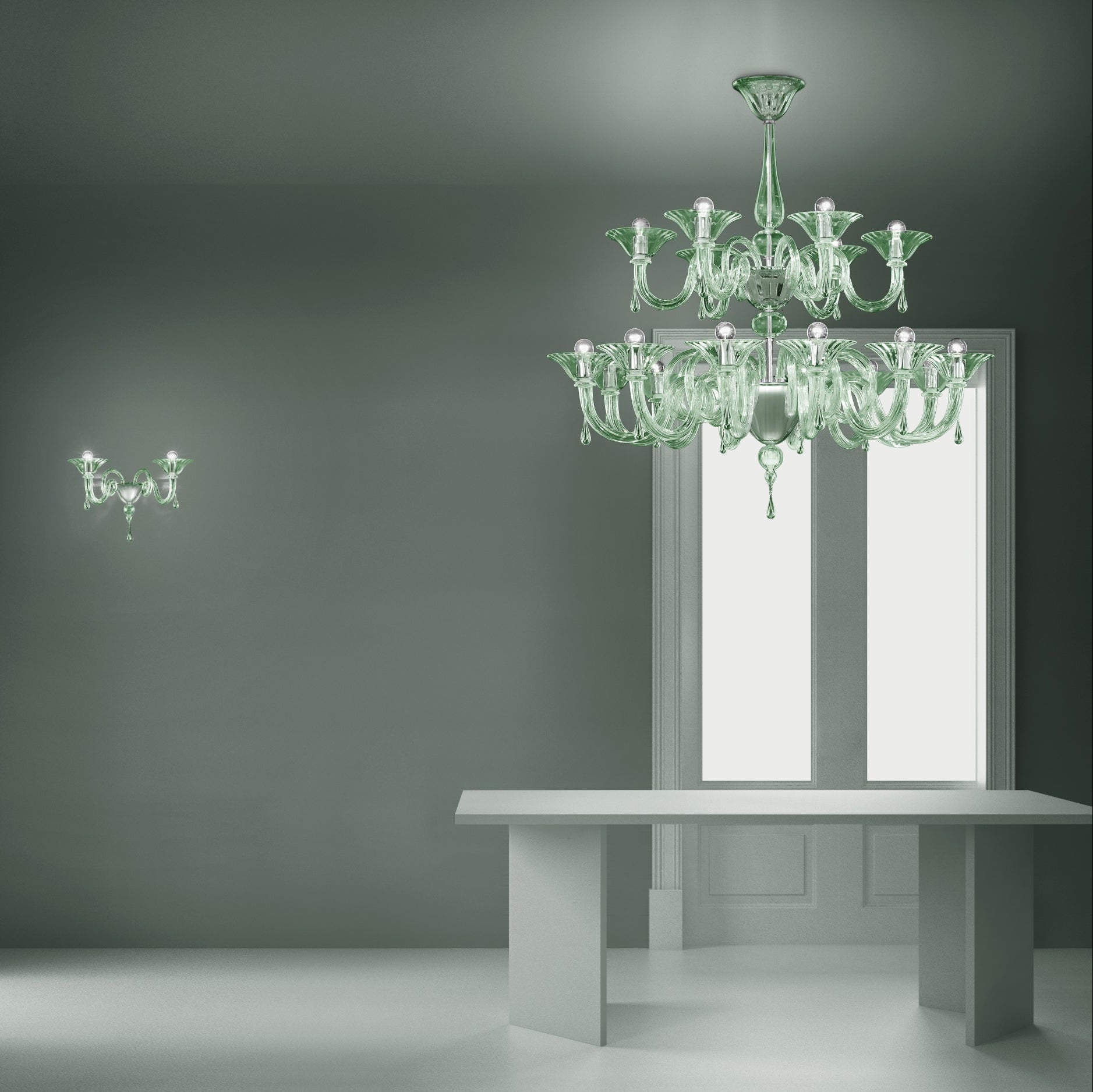 Dolfin Chandelier by Sylcom | Spacio
